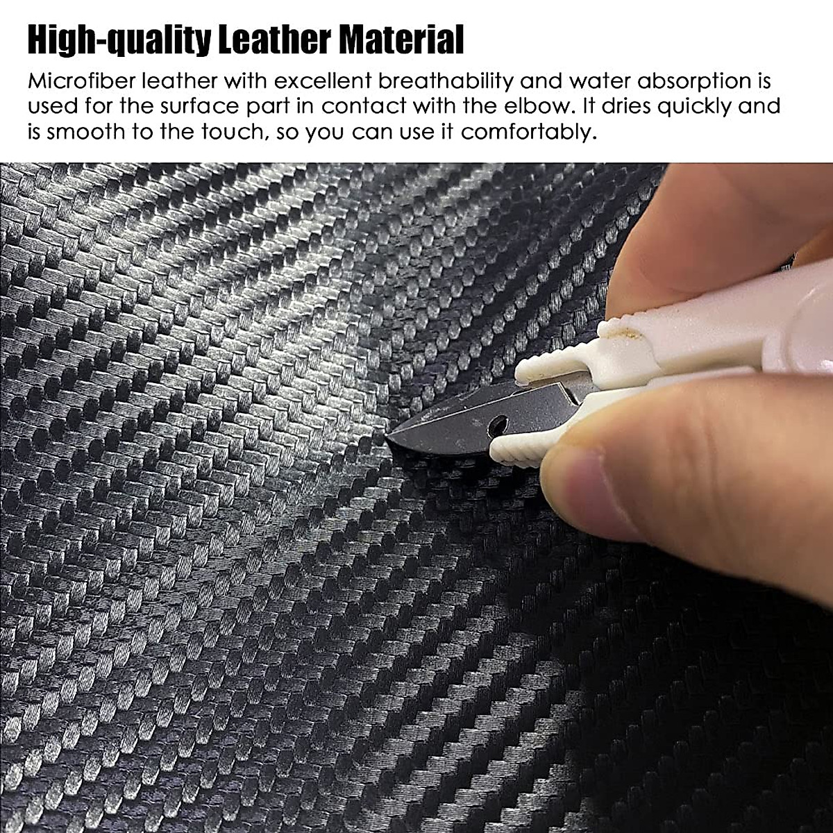 sportuli Center Console Cover Anti-Scratch Leather Armrest Cover Replace for 2011-2023 2024 Dodge Charger Chrysler 300 300C (Carbon Fiber)