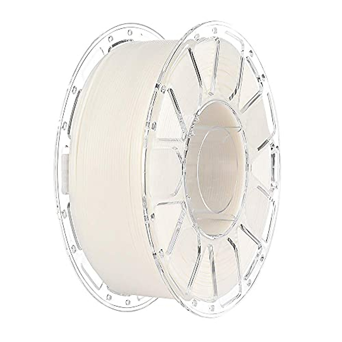 2PCS Upgraded Tempered Glass Plate with Bed Clips and Comgrow 3D Printer PLA Filament 1KG 1.75mm Spool White Color