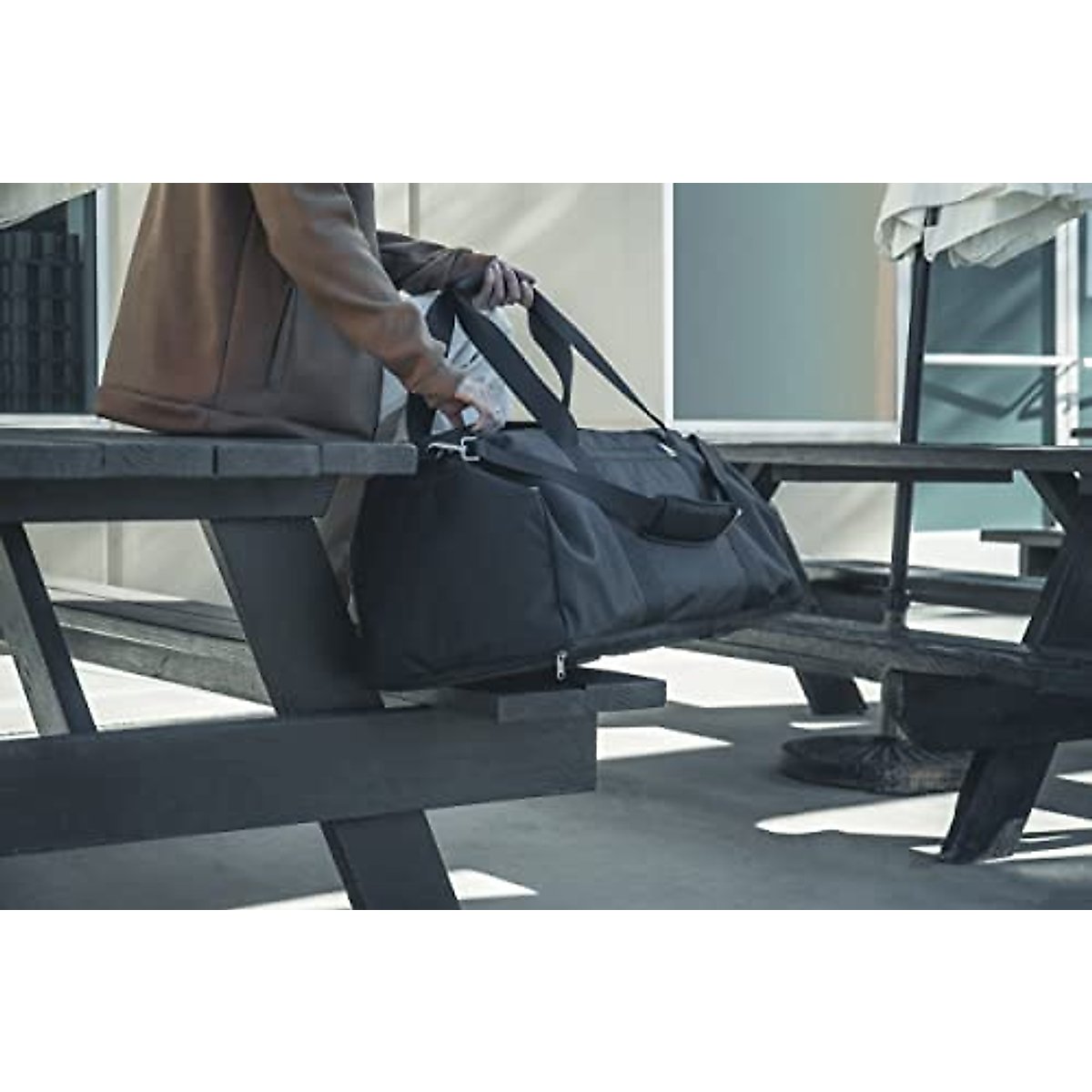 Xtreme Sight Line ~ Xecutive Transport Faraday Duffel Bag for Military Use ~ MOLLE System ~ Computer Towers and Other Large Electronics ~ Data Security for Executive Travel ~ Shoulder Strap Included ~ Tracking/Hacking Defense ~ Removable Foam Padded for E