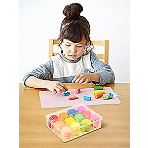 TookMag Plastic Organizer Box with Dividers - 12 Compartment Container, Storage Box Case for Jewelry Craft Tackle Pills Beads Toys Bolts and Nuts (Grid Size 2.08 x 2.04 x 2.08 in)