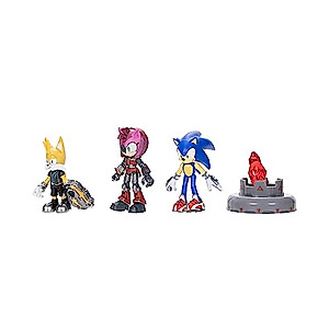Sonic Prime 2.5" Figure Multipack with Sonic, Tails Nine & The Prism Shard with display base!