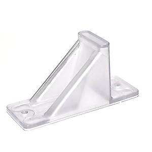 JSP Manufacturing Clear Plastic Mini Roof Snow and Ice Guard - Multi-Quantity Pack | Prevent Sliding Snow Stop Buildup (25)