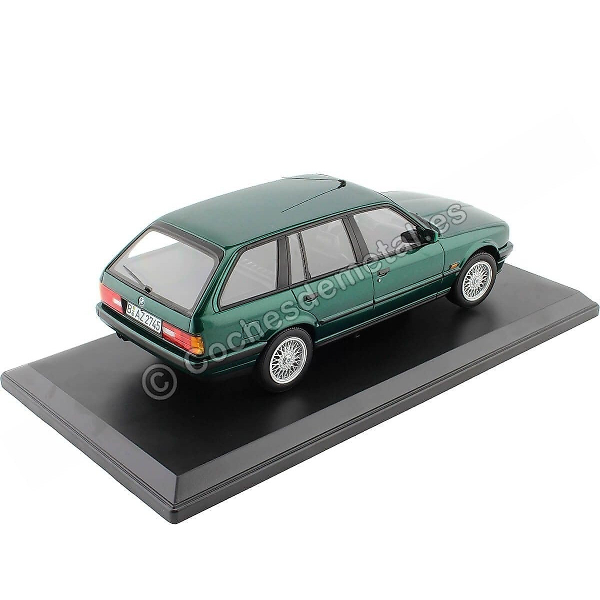 1990 325i Touring Green Metallic 1/18 Diecast Model Car by Norev 183219
