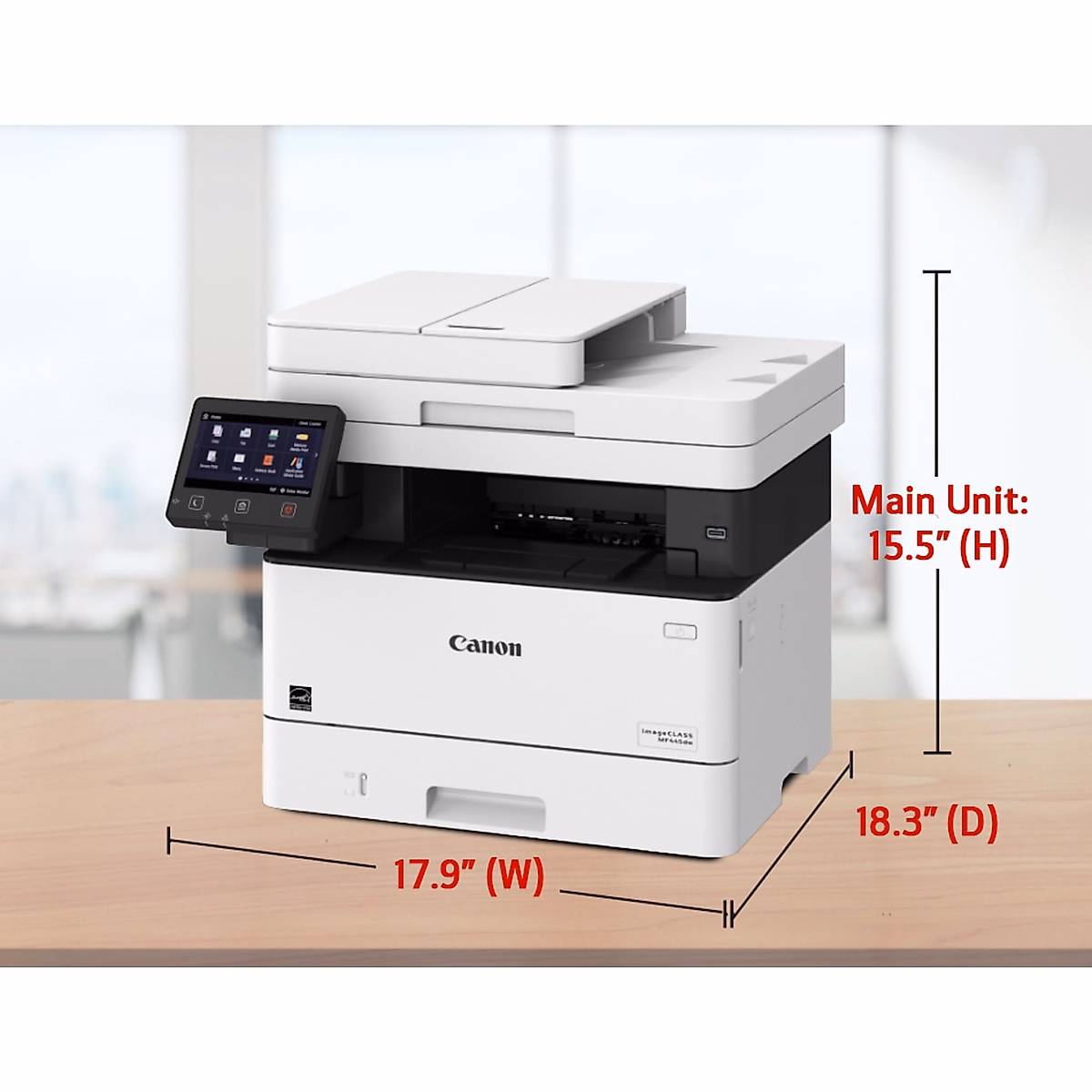 imageCLASS MF445dw - All-in-One, Wireless, Mobile-Ready Laser Printer with 3 Year Warranty