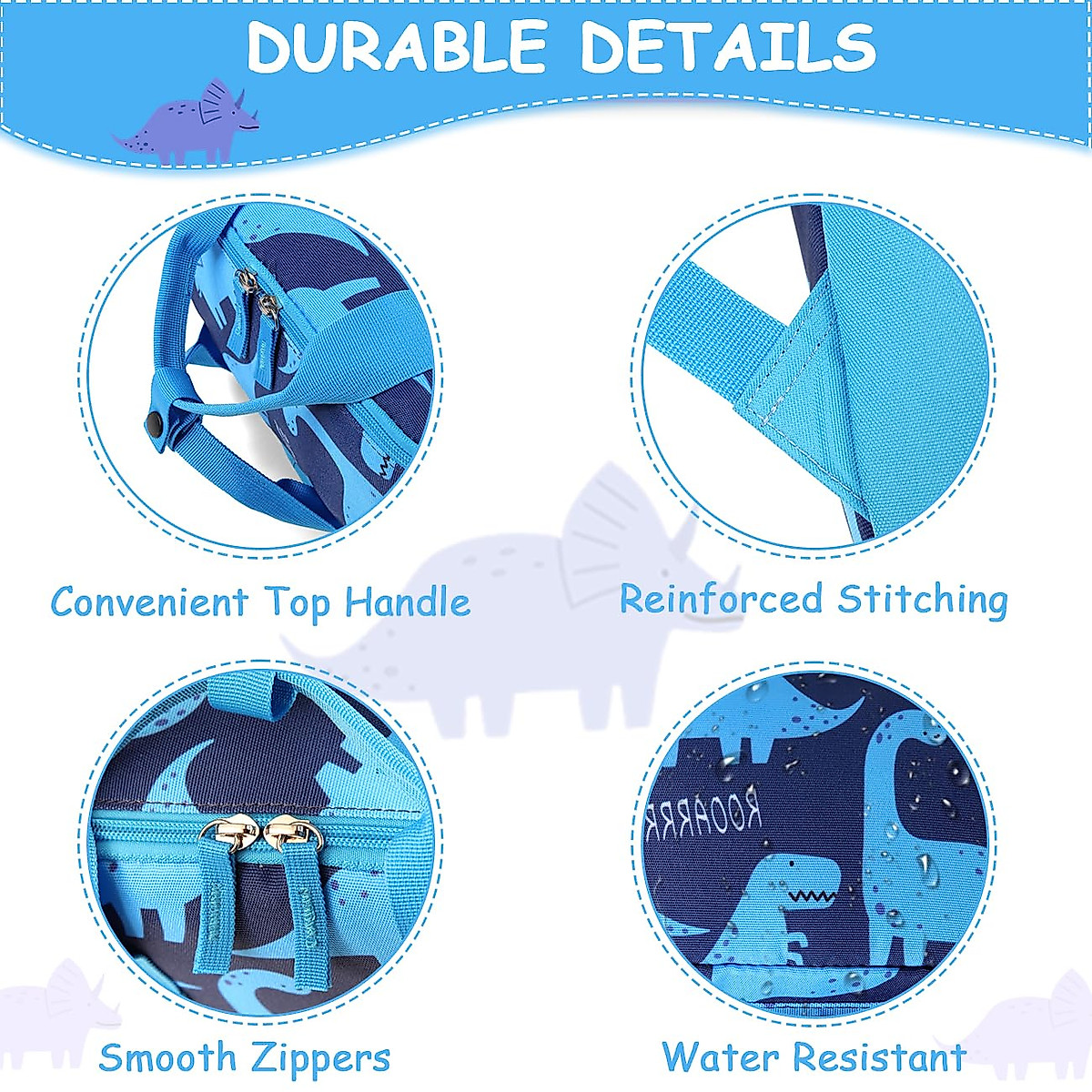 VASCHY Boys' Daypack Backpacks, Deep Blue