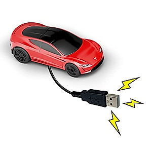 Hot Wheels Rc Tesla Roadster in 1:64 Scale, Remote-Control Toy Car with Controller & Track Adapter, Works On & Off Track