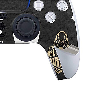 Skinit Decal Gaming Skin Compatible with PS5 Controller - Officially Licensed Purdue University Purdue University Signature Logo Design