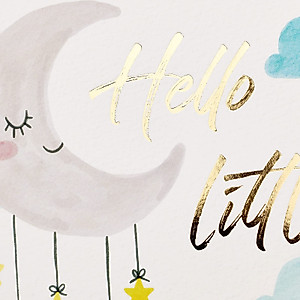 Pipilo Press 24 Sets Unisex Baby Shower Cards with Envelopes and Sticker Seals, 6 Designs for Girl or Boy (4 x 6 In)