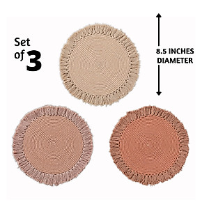 Folkulture Spoon Rest for Kitchen Counter, Spoon Holder for Stove Top or Countertop, Pot Holders for Kitchen, Hot Pads or Trivets for Hot Dishes Pots and Pans