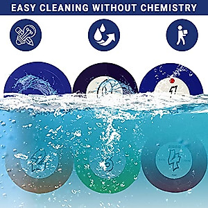 Set of 12 9-Inch Poly Vinyl Spot Markers Numbers 0-10 with 1 Blank in Spanish, French, English with Montessori Shapes for Classroom, Gym, Sports Teams, Preschool, Kindergarten, Elementary School