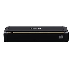 Epson DS-320 Mobile Scanner with ADF: 25ppm, TWAIN & ISIS Drivers, 3-Year Warranty