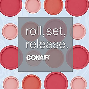 Conair Compact Multi-Size Hot Rollers, Coral
