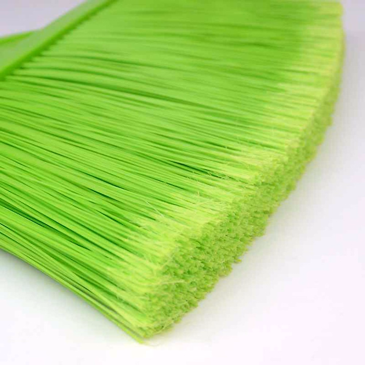 Xifando Three-Section Telescopic Aluminum Alloy Rod Long-Handled Broom（Green）