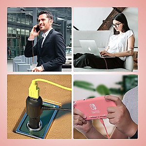 HEATFUN Fast Charging Cable for Switch, MacBook, Pixel C, LG Nexus 5X G5, Nexus 6P/P9 Plus, One Plus 2, Sony XZ and More - Coral (4.92ft)