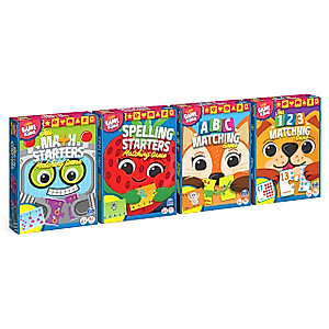 SPIN MASTER GAMES Spin Master Match and Learn Puzzle Game Bundle for Learning Basic Education Skills, for Families and Kids Ages 3 and up