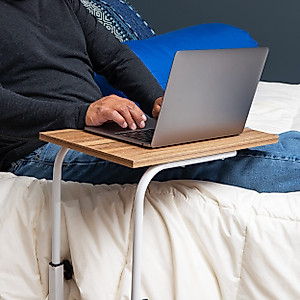 Mind Reader Standing Desk, Laptop Stand, Height Adjustable, Computer Table, Work Table, MDF, 19" L x 12" W x 31" H, Black