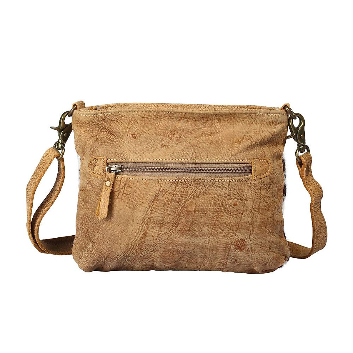 Myra Bag Vintage Bygone Leather & Cowhide Crossboy Bag S-1212