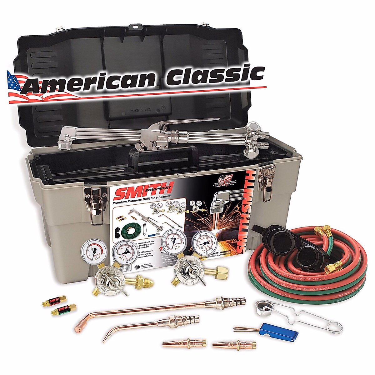 Gas Welding Outfit, SC209, 30-100-540, 30-15-510, Acetylene Fuel, WH200A Torch Handle