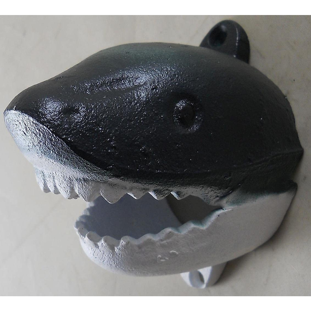 Upper Deck Cast Iron Wall Mounted Shark Bottle Opener