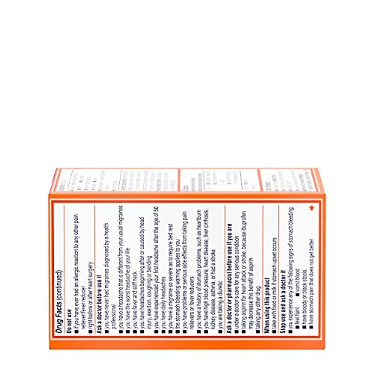 Motrin IB Migraine Liquid Gel Caps, Ibuprofen 200 mg, Migraine Relief Medicine, 80 Ct