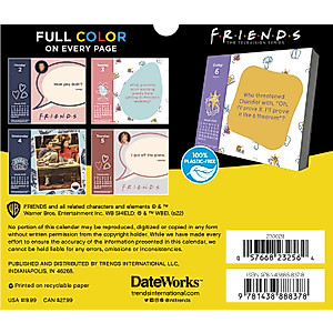 2023 Friends Day-at-a-Time Box Calendar