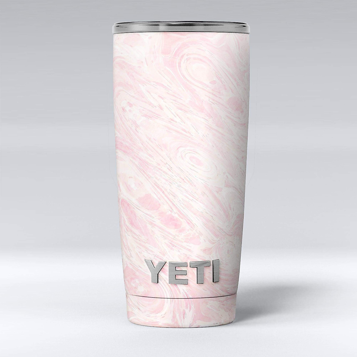 Design Skinz Pink Slate Marble Surface V43 - Skin Decal Vinyl Wrap Kit Compatible with The Yeti Rambler Cooler Tumbler Cups