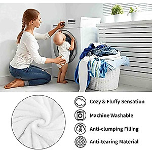 Fleece Throw Blanket for Couch Naked Waifu Zero Two Fuzzy Warm Soft Luxury Faux Fur Blankets and Throws for Bed Sofa 40x50 Inches