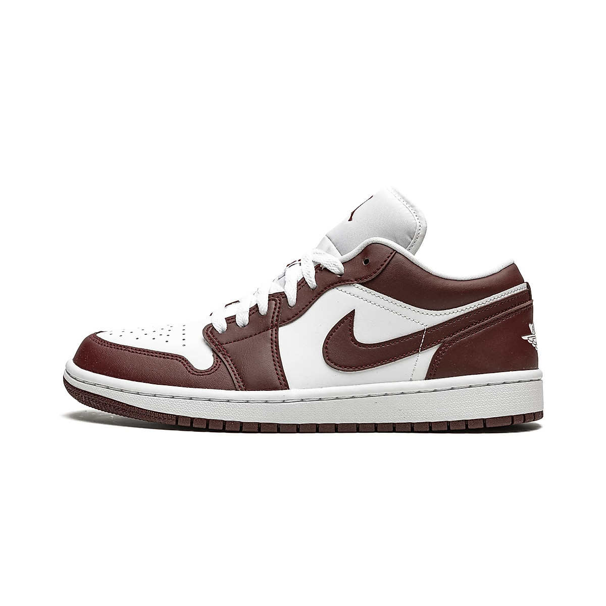 Nike Jordan Womens WMNS Air Jordan 1 Low DC0774 116 Bronze Eclipse - Size 6.5W White/Bronze Eclipse-white 6.5