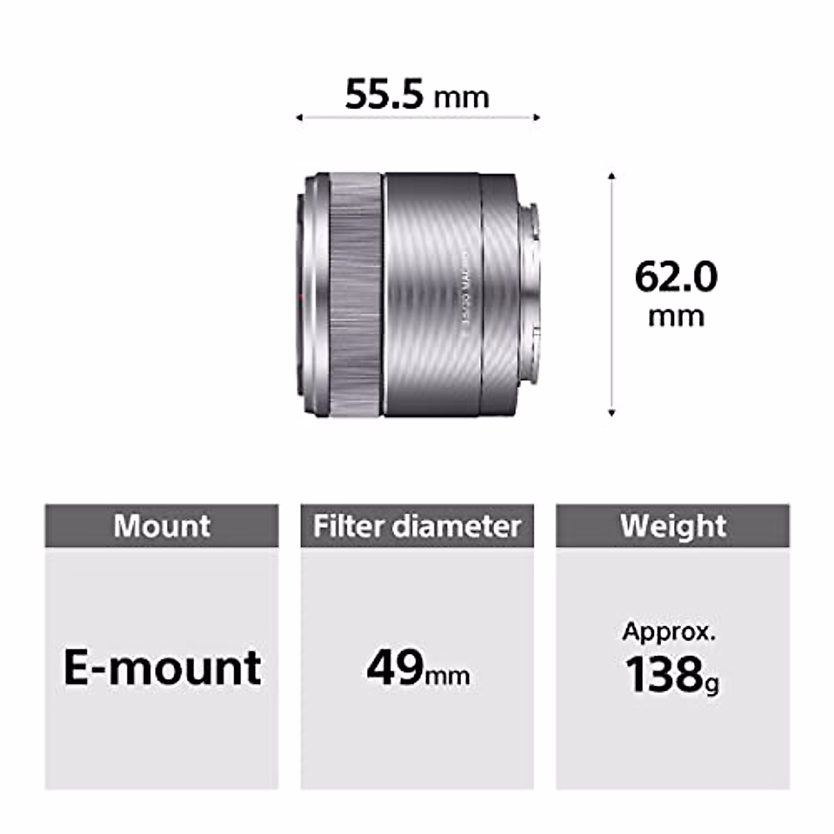Sony SEL30M35 30mm f/3.5 e-mount Macro Fixed Lens