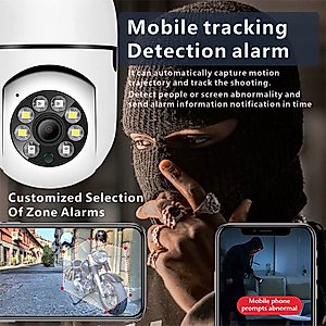 Safecam 360 Light Bulb Security Camera 2.4g Wifi,Light Bulb Cameras,Lightbulb Security Camera Outdoor Motion Tracking Alarm,Light Socket Security Camera Ptz View Google Home Tuya Smart With Alexa
