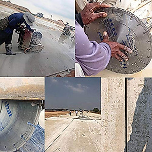 Kingthai 10 Inch Wet Dry Segmented Cutting Concrete Diamond Saw Blade for Masonry with 25.4mm Arbor