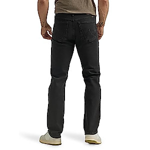 Wrangler Men's Free-to-Stretch Regular Fit Jean, Black, 40W x 32L