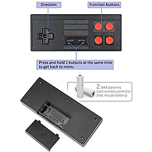 Fordim Retro Game Console,2 Classic Controller, AV Output NES Game Console, Built in 620 Classic Games,Plug and Play Video Game Console for TV, Ideal Gift for Kids and Adult