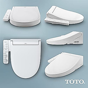 TOTO SW3073#01 WASHLET C2 Round Electronic Bidet Toilet Seat, Cotton White