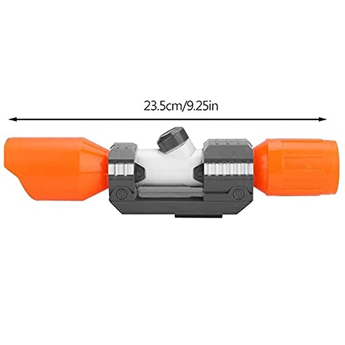 Xximuim Scope Sight for Nerf Gun,Plastic Kids Gift Tactical Scope Sight Attachment with Reticle Targeting Accessory for Modify Toy Gun(Orange)