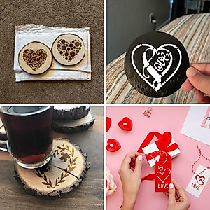 Small Heart Stencils for Painting on Wood Stone Reusable Love Stencils for Adults on Wood Fabric Rock Card Art Paint Wall Furniture Home Decor