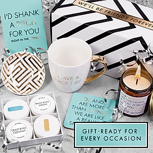 Luxe England Gifts Funny Friend Gifts for Women - Unique Funny Gift Box Great as Birthday Gifts for Best Friend Woman, Funny Gifts for Friends, Friendship Gifts for Women