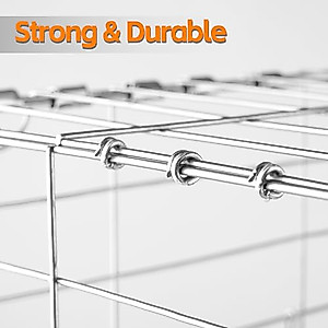 Kamsin SC7 15 Gauge Galvanized Steel 3/4-Inch Crown Hog Rings C Rings Staples Hog Ring Staples 1,000/Pack (1,000 PCS(Galvanized Steel))