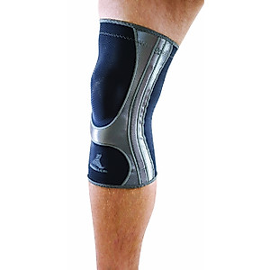 MUELLER Sports Medicine Hg80 Knee Support Sleeve, for Men and Women, Black, Large