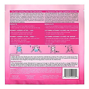 Garnier Moisture Bomb Glow-Boosting Super Hydrating Mask with Sakura Extract, 32 mL