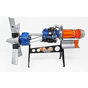 Atlantis Allison Prop Jet Aircraft Engine STEM Plastic Model Kit 1/10 Toy and Hobby