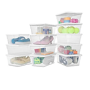 Sterilite 6-qt. Storage Box White Set of 12