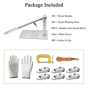 TripDock Professional Oyster Shucking Kit - Premium Oyster Opener Tool with Oyster Knife & Oyster Baking Dish - fit for BBQ Party