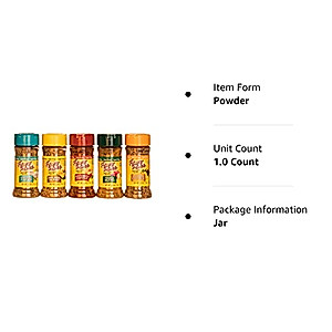 Flavor Mate No Salt Seasoning Blend - Variety Pack - Original,Garlic and Herb,Southwest Chipotle,Lemon & Pepper, Table Blend - 2.5 oz-Kosher