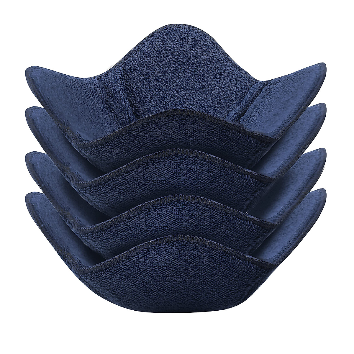 Microwave Bowl Holders Black + Blue
