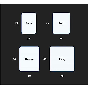 The Best Foam 2 Inch Twin Mattress Topper | Cooling Gel Swirl Visco Memory Foam for Soothing Support | Made & Assembled 100% in The USA | CertiPUR-US Certified | Twin Mattress Pad (Coverless)