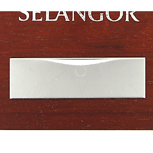 Royal Selangor Hand Finished Teddy Bears' Picnic Collection Pewter Baby Rattle in Wooden Gift Box