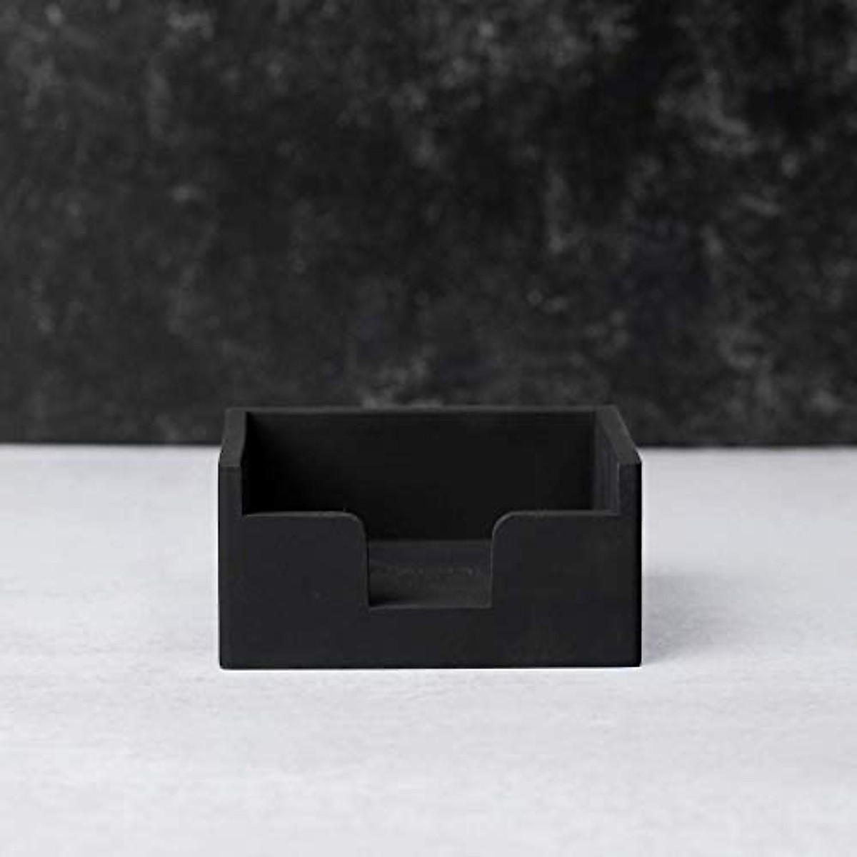 Fernaco Sticky Note Holder - Made from Durable and Silicone - Universal 3x3 Holder - Black
