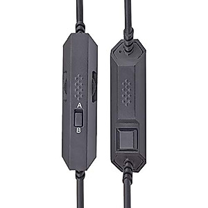 Replacement Astro A40 Cable Inline Mute Volume Control with Mic Compatible for Astro A10/A40/A30/A50 Gaming Headsets to Xbox One Play Station 4 PS4 PC Mobile MixAmp (1M/A&B Modes)