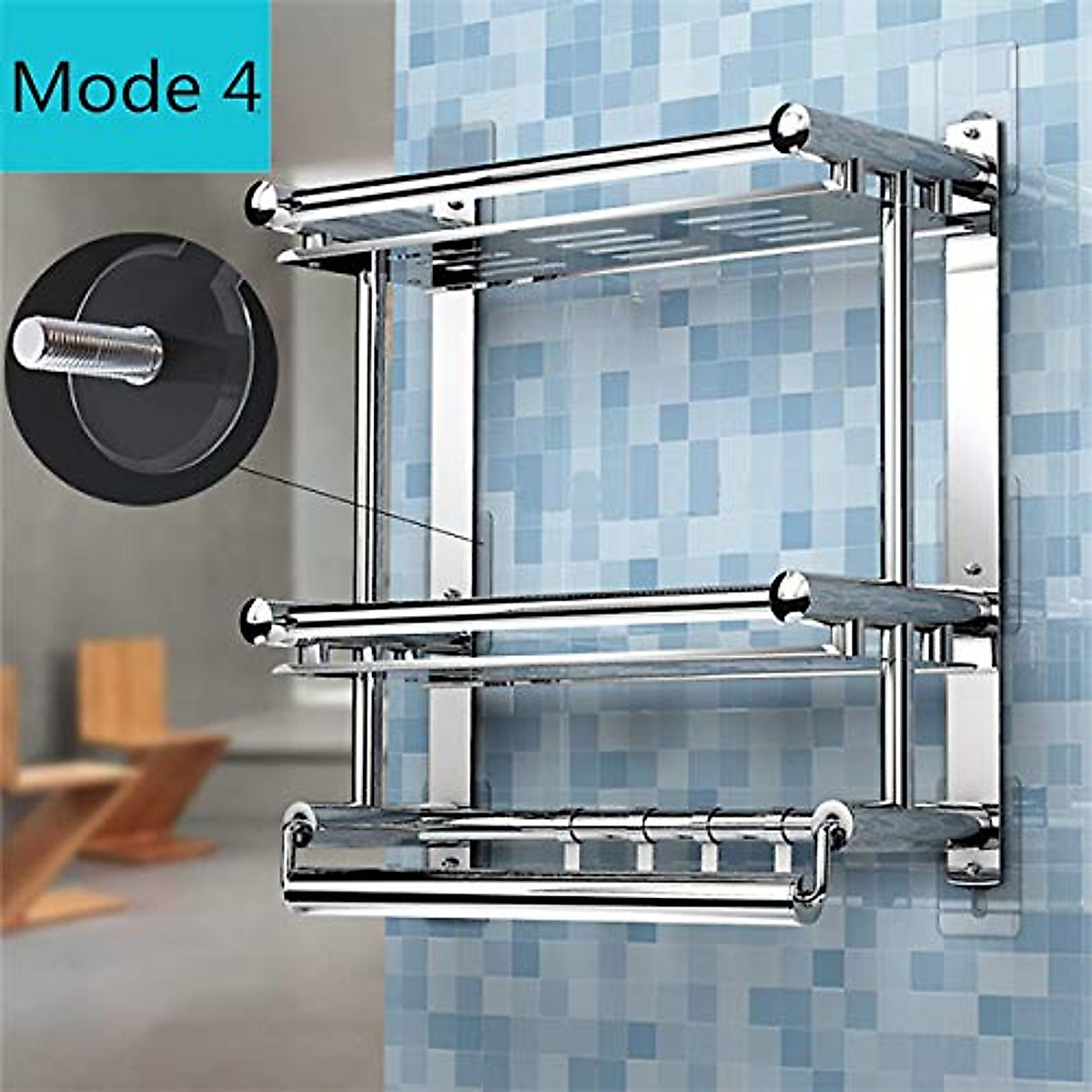 Vilihkc 10 pcs PVC Adhesive Nails Wall Poster Non-Trace Stick Wall Hook Durable Practical Transparent Strong Adhesive Screw Wall Nail